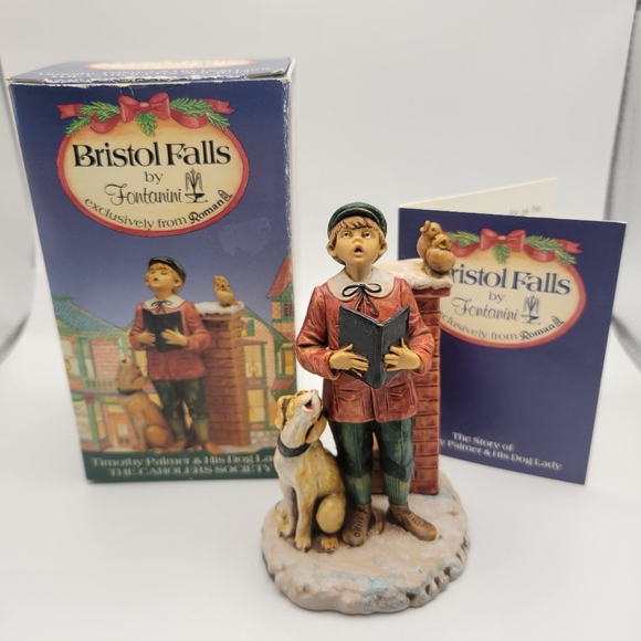 Holiday | Vintage Fontanini Figurine Italy Bristol Falls Timothy Palmer ...